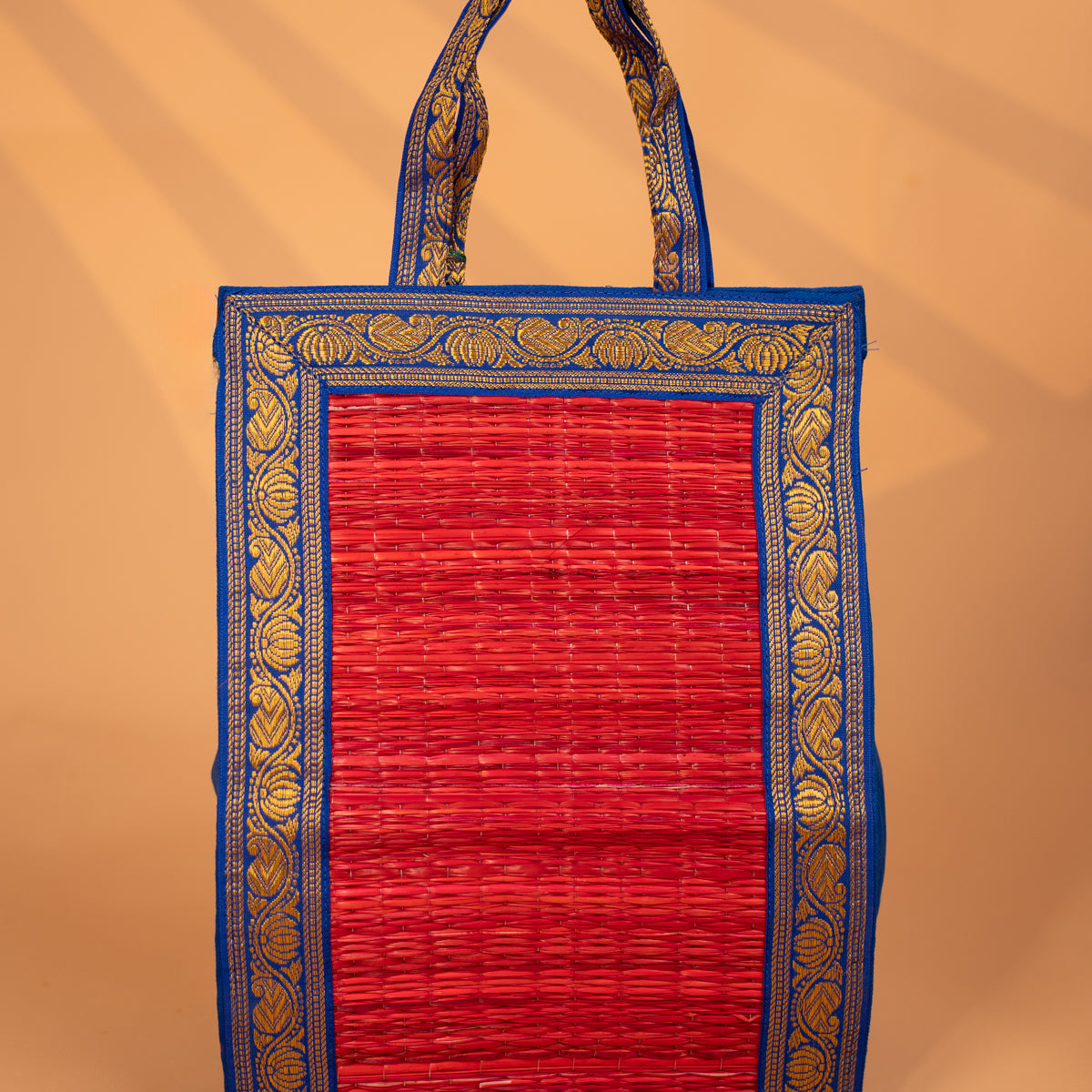 Red Korai Bag With Zari Border | Buy fancy bags for return gifts! – Ikyem