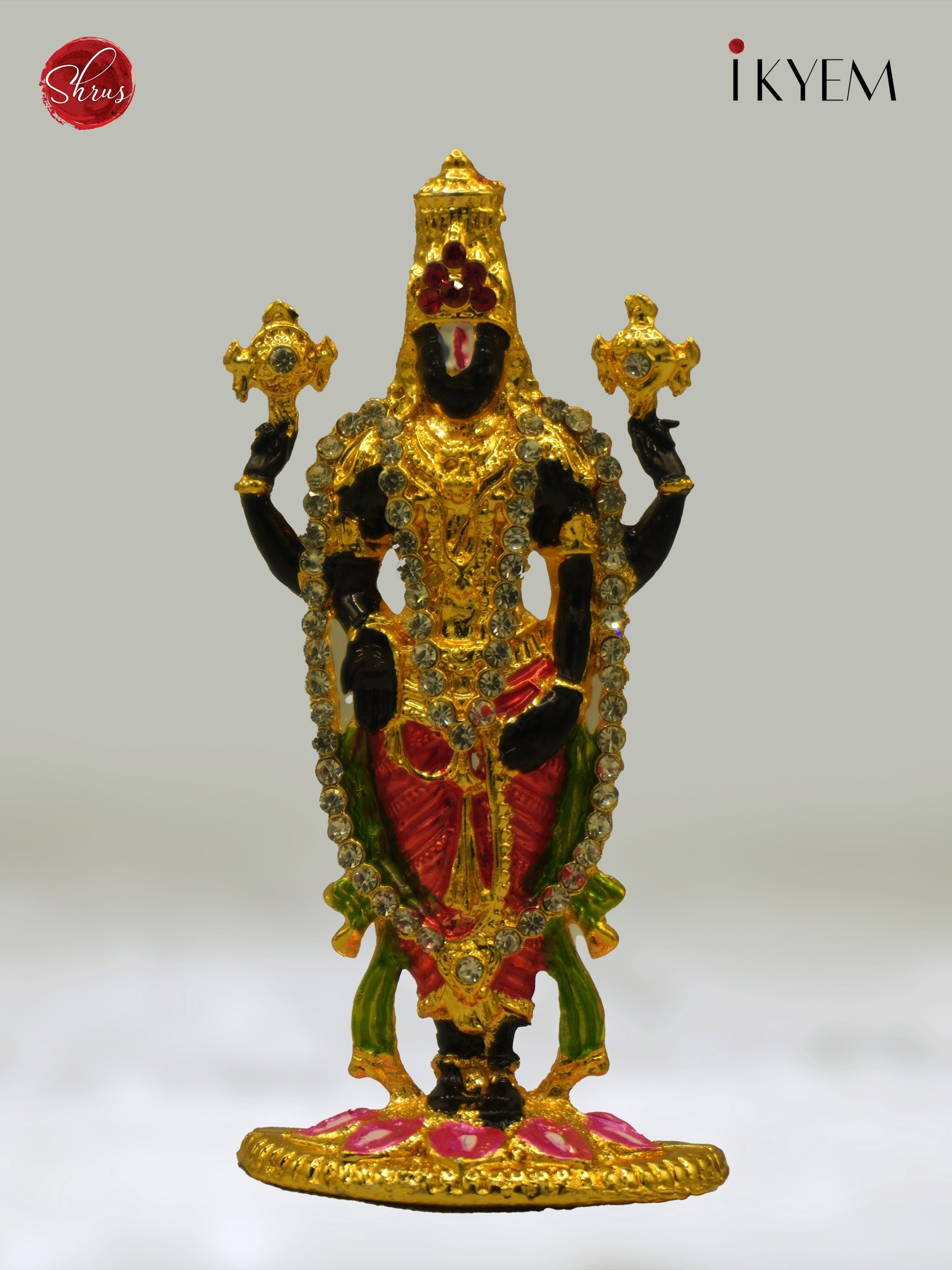 Gold Perumal Idol - Return Gift (Assorted 5 colours)