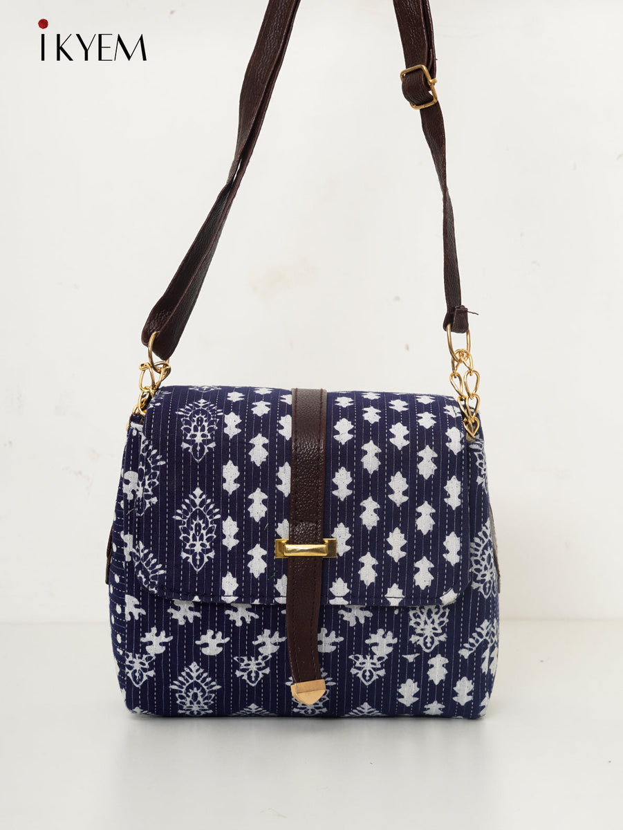 Blue - Ajrakh Handbags – Ikyem