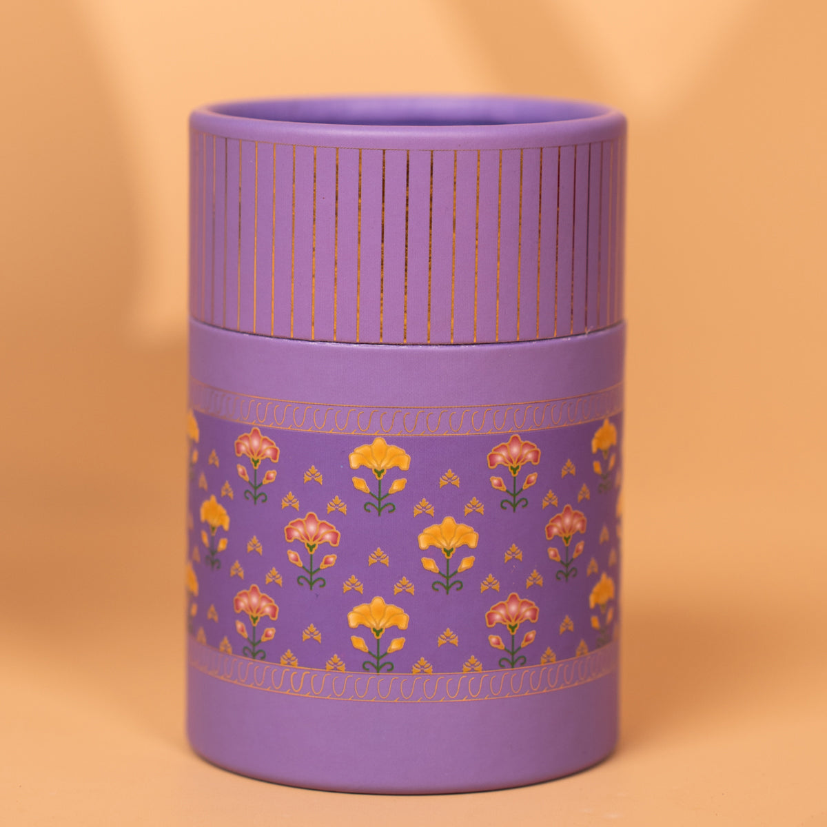 Digital Printed Dry Fruit Paper Mache Jar - Violet 5 Inch- KB27120 – Ikyem