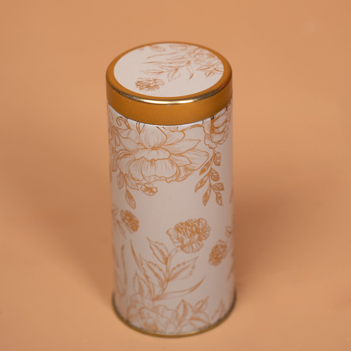 Digital Printed Dry Fruit & Snacks Tin Jar Cylinder - 5.5 inch - white ...