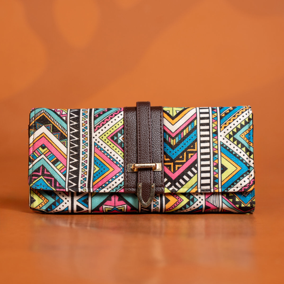 Geometric Print Purse - Multicolour - KE10135 – Ikyem