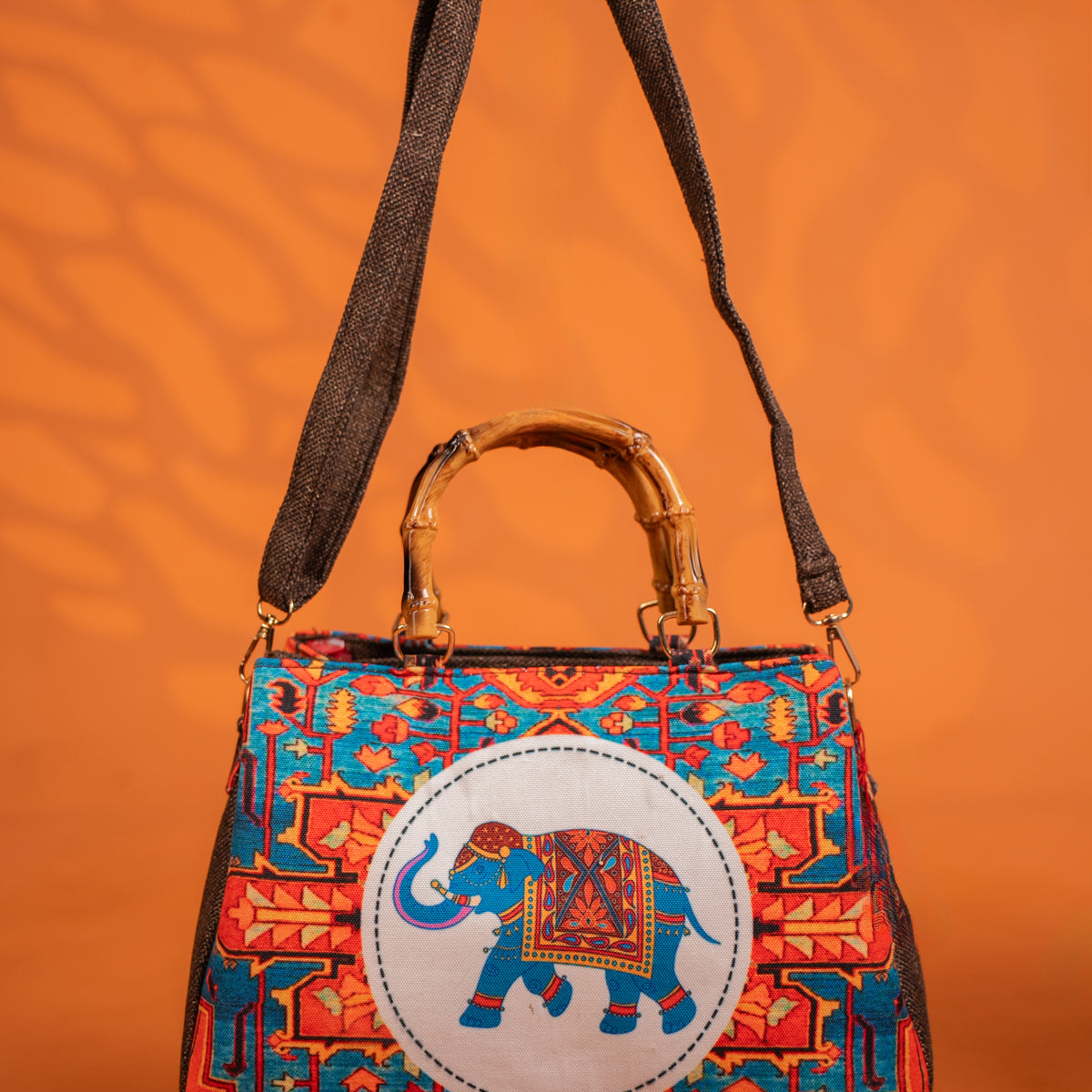 Printed Handbag Elephant - Multi Colour – Ikyem