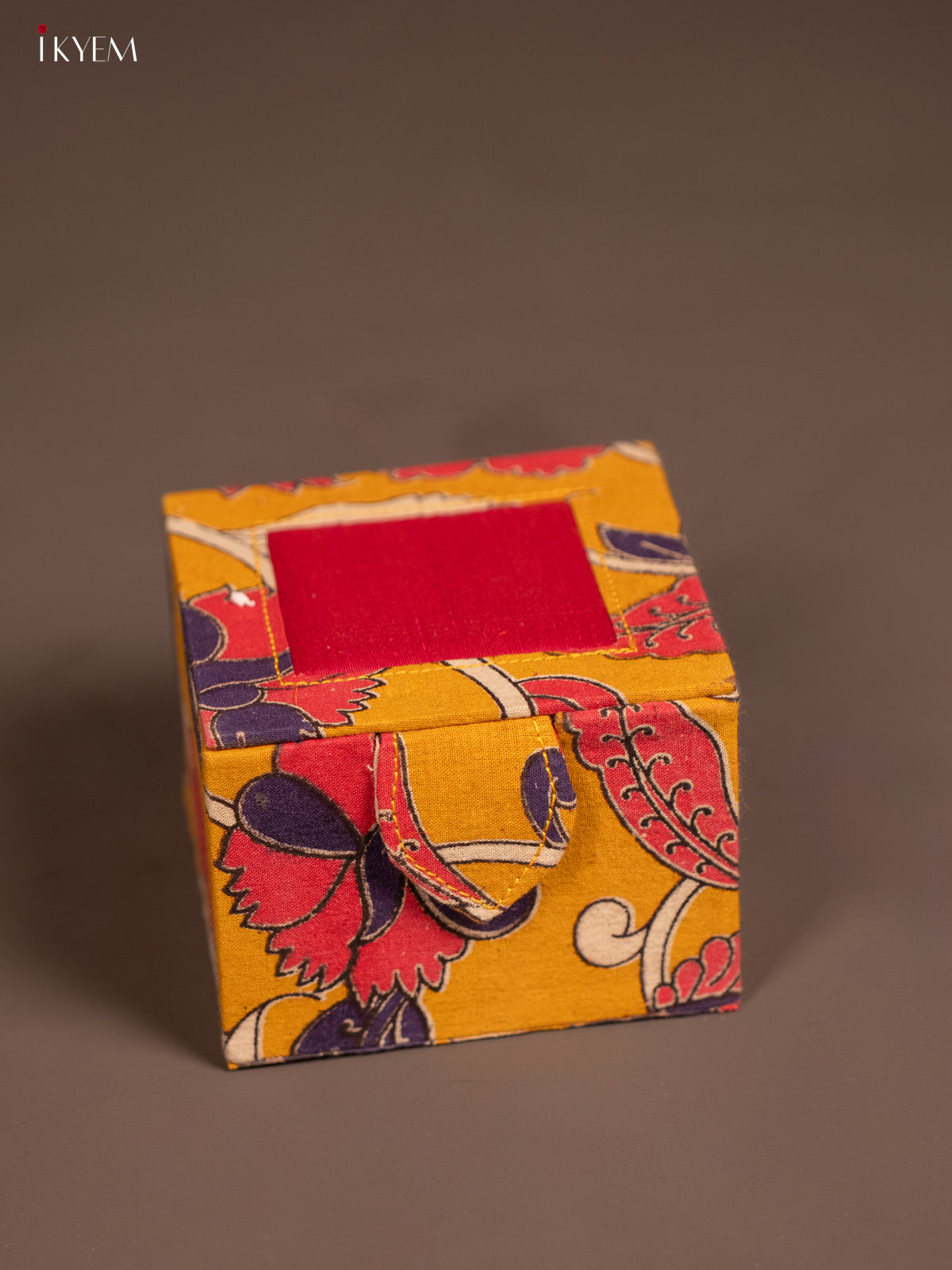 Kalamkari Jewel Box - Orange - KE29181