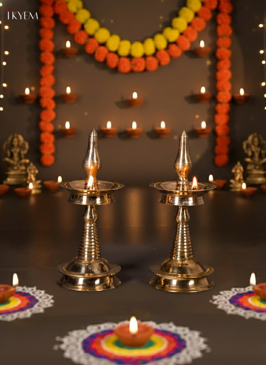 Buy Traditional Kuthu Vilakku Collection at Ikyem